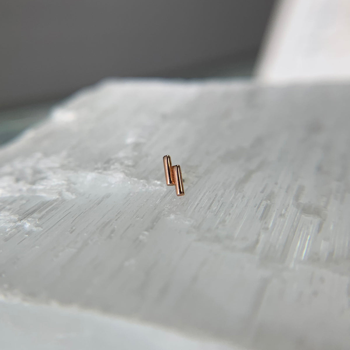 Double Rod Threadless End – Brilliance Piercing