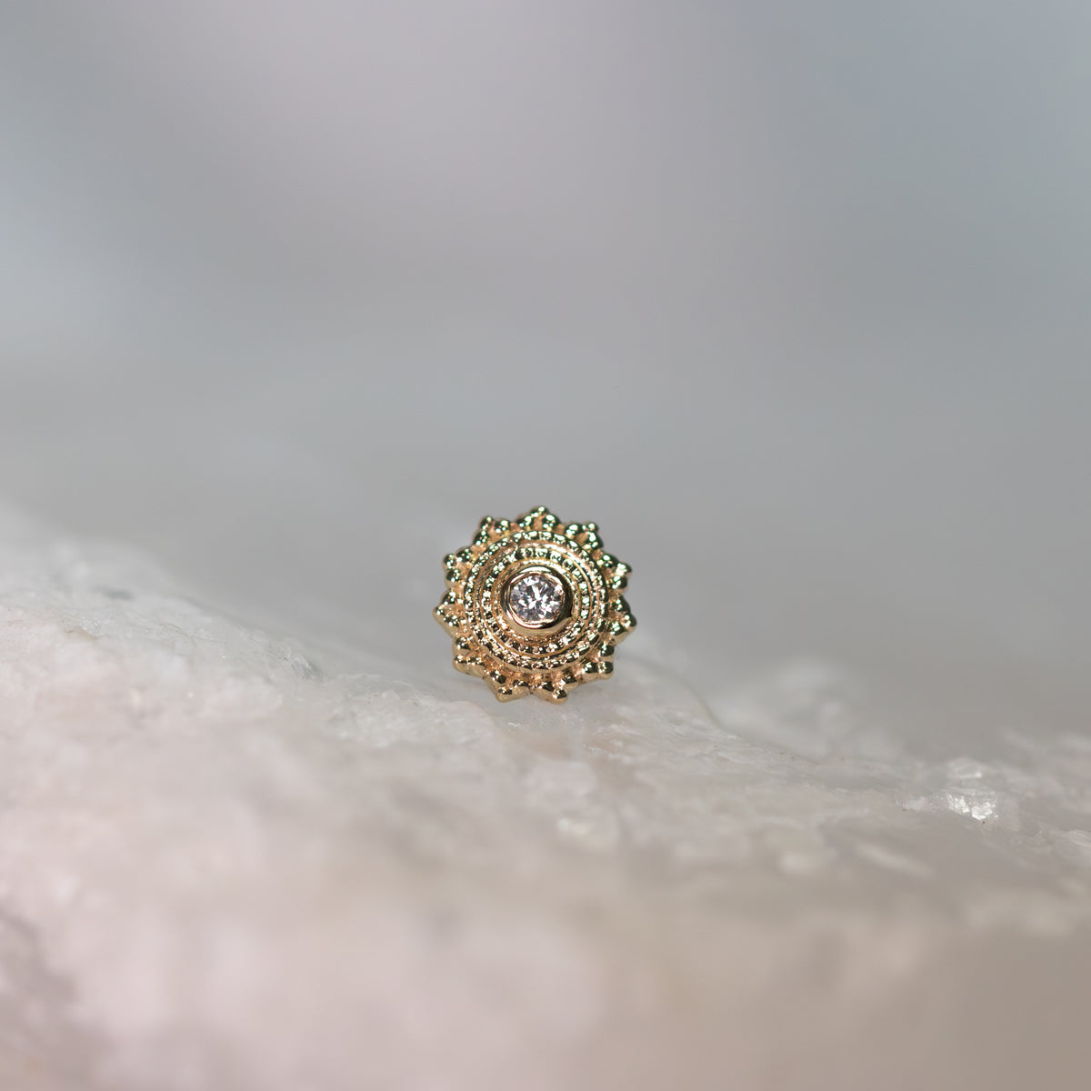 Afghan with Diamond Threadless End – Brilliance Piercing