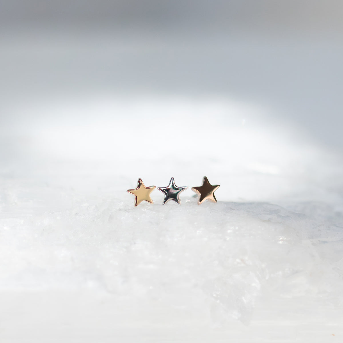 5 Point Star Threadless End – Brilliance Piercing