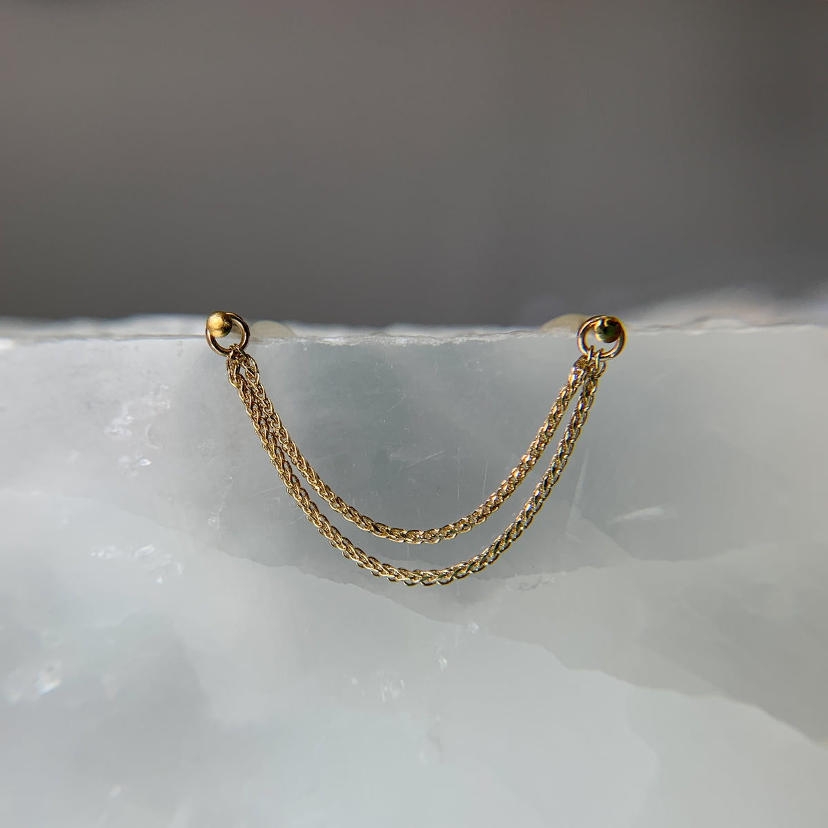 Double Wheat Chain – Brilliance Piercing