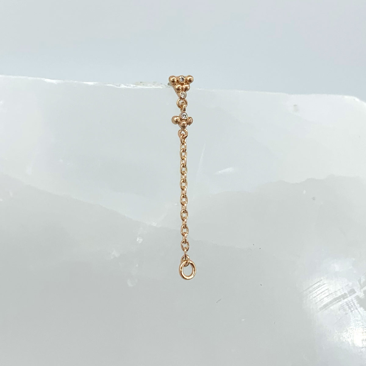 This & That Mini Lasso Chain with Diamonds – Brilliance Piercing