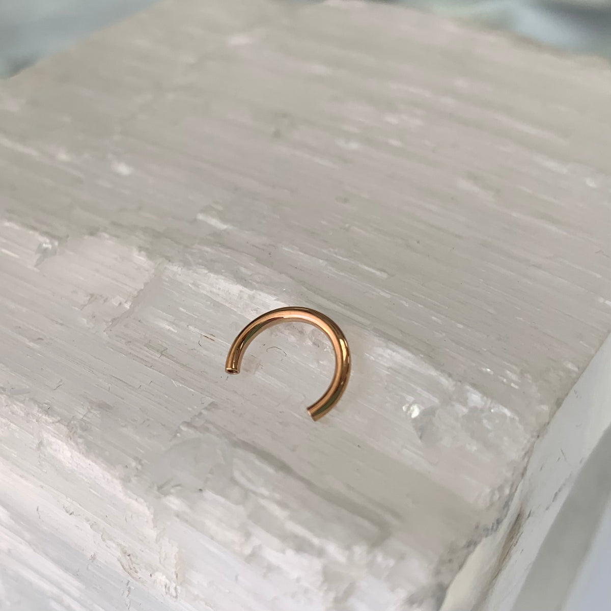 18k Solid Gold Circular Barbell Shaft – Brilliance Piercing